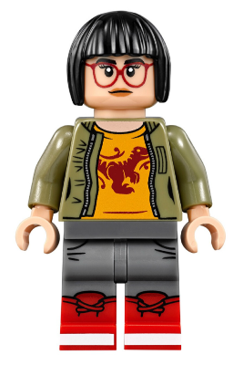 Zia Rodriguez - Olive Green Jacket LEGO Jurassic World Minifigure jw03 ...