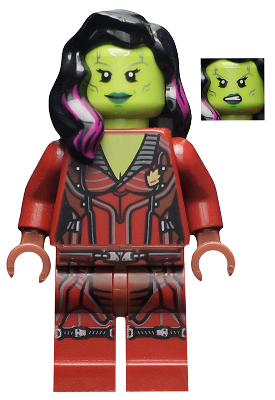 Gamora, Dark Red Suit LEGO Super Heroes Minifigure sh0124 – Nostalgic Toys